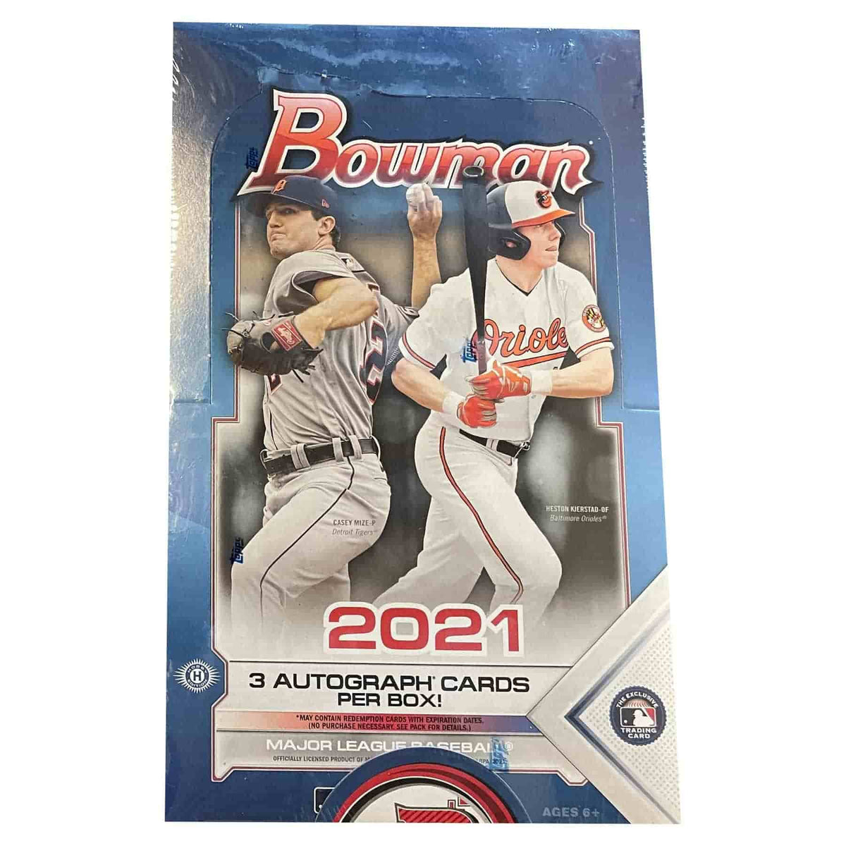 2021 Bowman Baseball Jumbo HTA Hobby Box | Giant