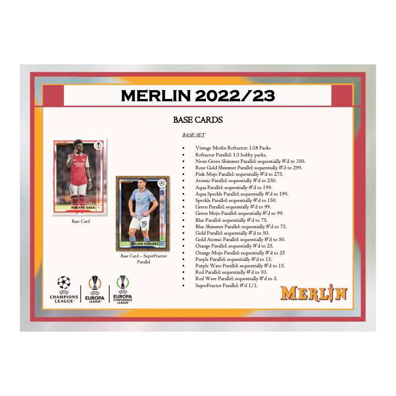 2022/23 Topps UEFA Merlin Soccer Chrome 12 Box Case