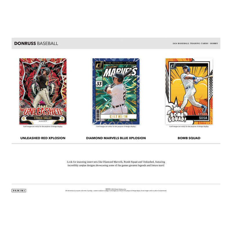 2024 Panini Donruss Baseball Hobby Box | Giant